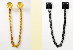 # TC01 and # TC02 Solid Brass Transom Chain (Brass / Black ...